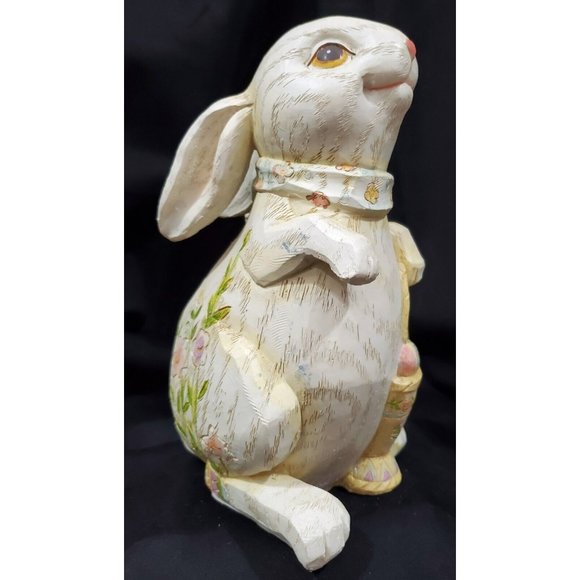 Roman, Inc. | Holiday | Roman Inc Easter Bunny Rabbit W Basket Figure ...